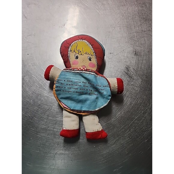 Unbranded | Toys | Vintage Little Red Riding Hood 1 Rag Doll Story Book ...